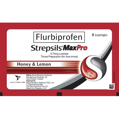 STREPSILS MAXPRO Flurbiprofen 8.75mg Lozenge 8's price in the ...